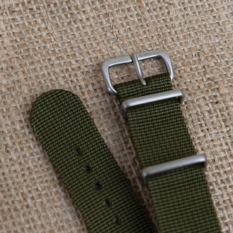 Military Green Single Pass Nato Strap – Newmark Watch Company