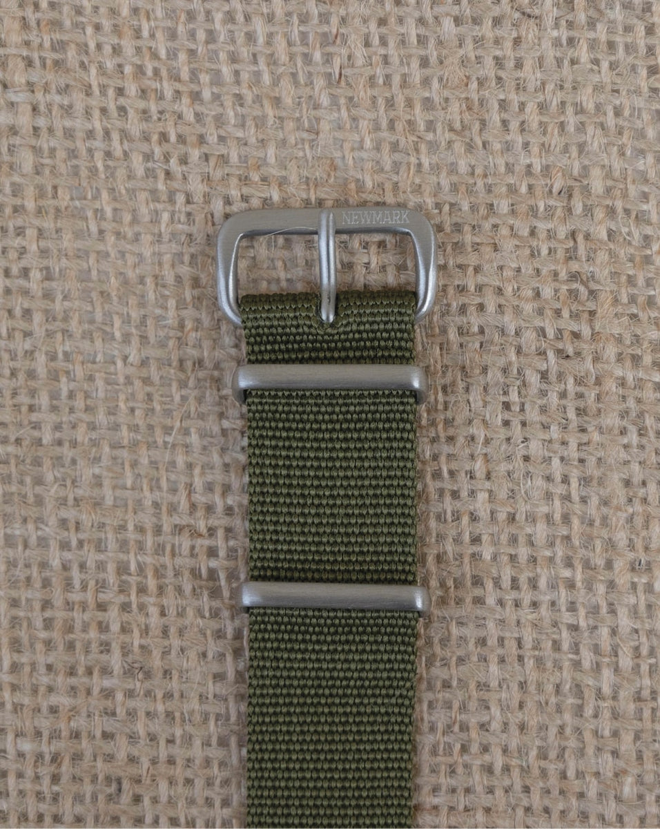 Military Green Single Pass Nato Strap – Newmark Watch Company